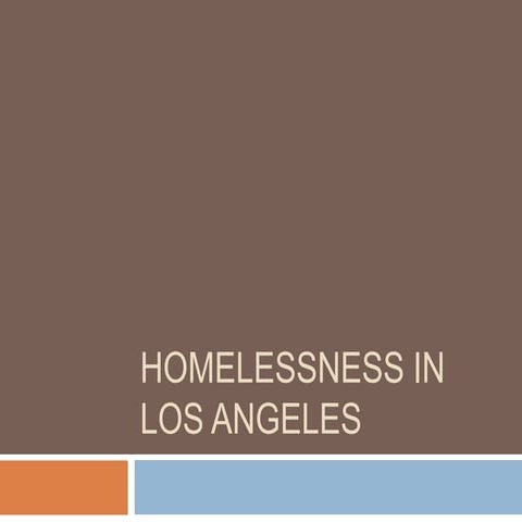 Homelessness | PPTX | Pop Culture