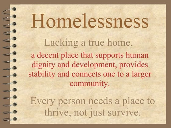 Homeless ppt (1) | PPTX