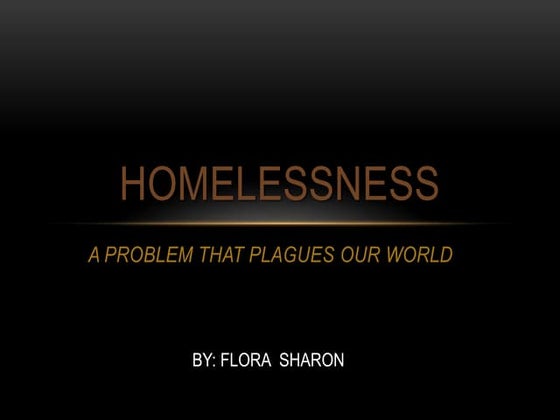Homeless ppt (1) | PPTX