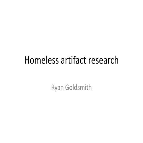 Homelessness,research | PPTX