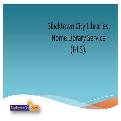 Home Library Service | PPT