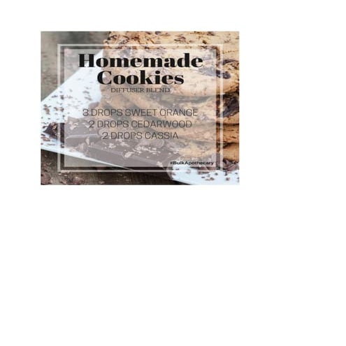 Homemade cookie diffuser recipe blend | PDF