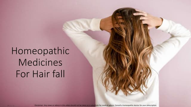 Homeopathic Medicines For Hair Fall Ppt