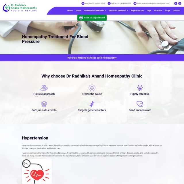 Homeopathy Treatment for Blood Pressure in HSR Layout | PDF