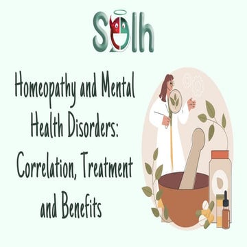 Homeopathy and Mental Health Disorders | Solh Wellness | PDF
