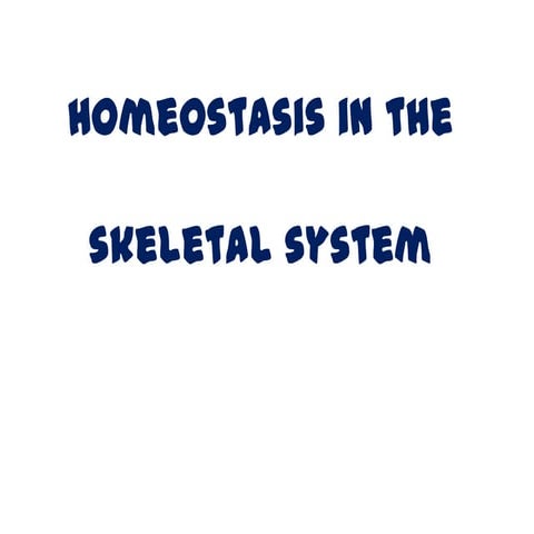 Anatomy and Physiology Module #1 Homeostasis | PPT