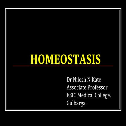 Powerpoint homeostasis | PPT