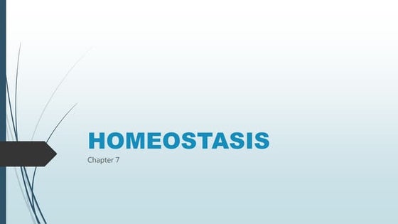 Powerpoint homeostasis | PPT