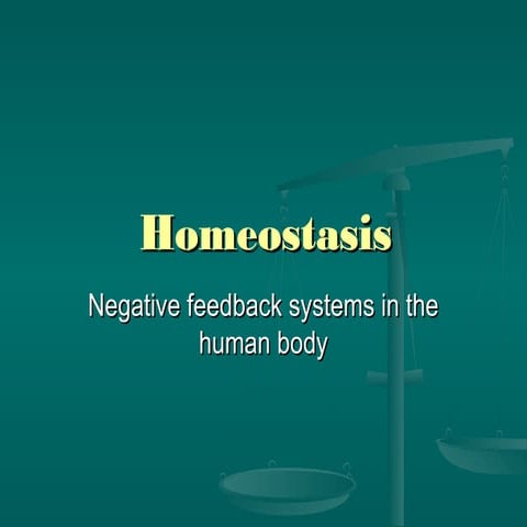 Homeostasis introduction | PPT