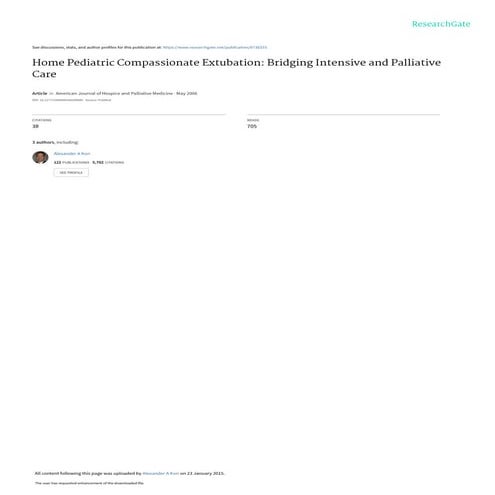 Home Pediatric Compassionate Extubation_[Zwerdling ...