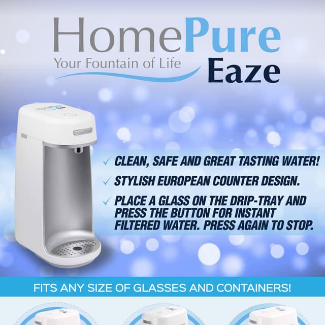 How to Use the HomePure Eaze Water Filter | PDF