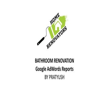 Example of an AdWords report | PPTX