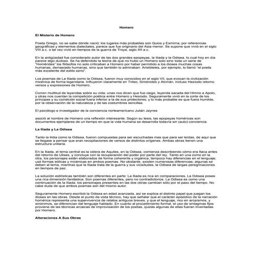 La cuestión homérica y el enigma de homero wikipedia, la enciclopedia ...