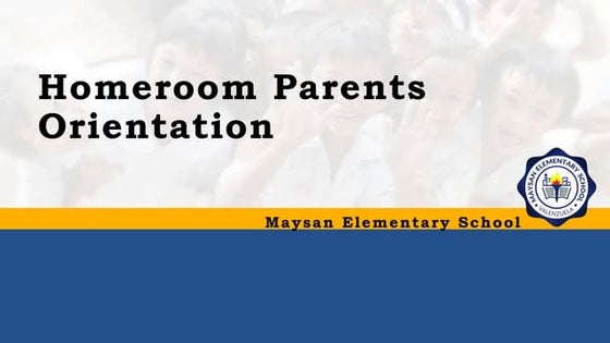 Home room pta meeting during the first quarter | PPTX | Homework and ...