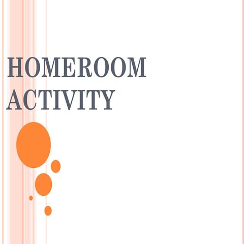 This is a Sample Homeroom Activity for January | PPT