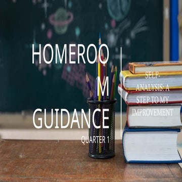 HOMEROOM GUIDANCE grade 12 a study on self discovery | PPTX