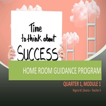 Home room guidance program q1-m1 | PPTX