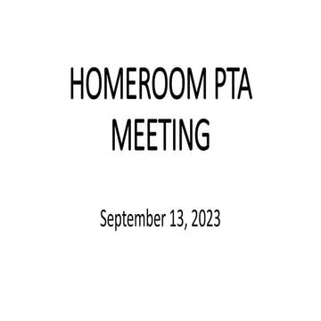 HOMEROOM PTA MEETING in Grade twoooo.pptx