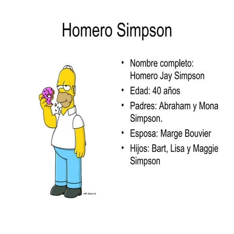 Homero simpson | PPT