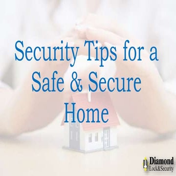 Home security and safety tips | PPTX