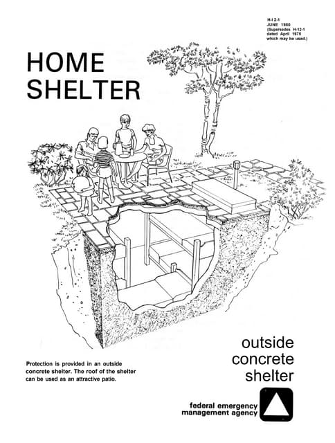 Home Fallout Shelter Above Ground - Civil Defense | PDF