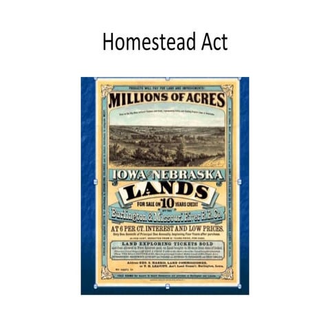 Homestead act | PPT