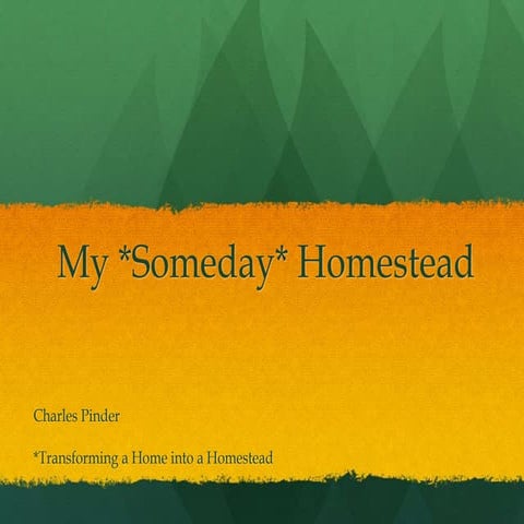 Homesteading | PPTX