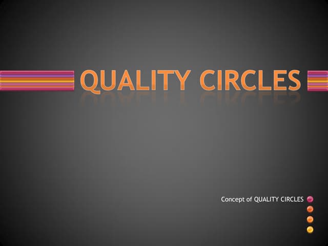 Qcc Quality Control Circle (Collaborative Problem Solving) | PDF ...