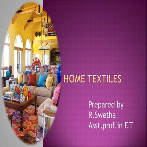 Home textiles | PPTX