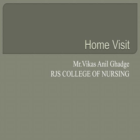 Home visit | PPTX