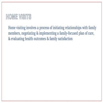 Home visit case work | PPTX