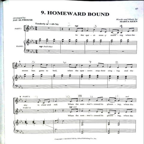 Homeward bound (duet) | PDF