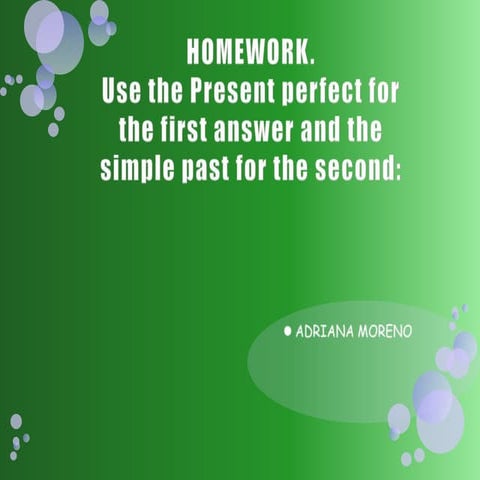 Homework | PPTX