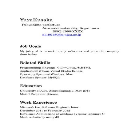 Nour cv | PDF