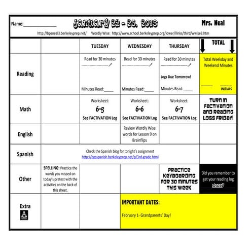 Homework January 22 | PPT