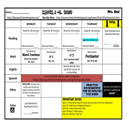 Homework April 1 | PPT