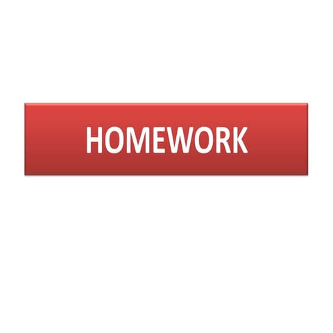 Homework | PPTX