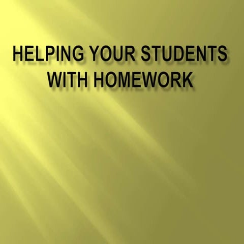 Homework | PPTX