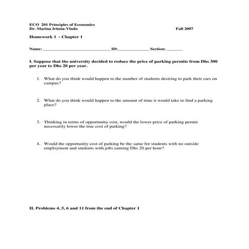 Homework Chapter 1 | PDF