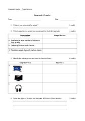 Computer basics worksheet | PDF