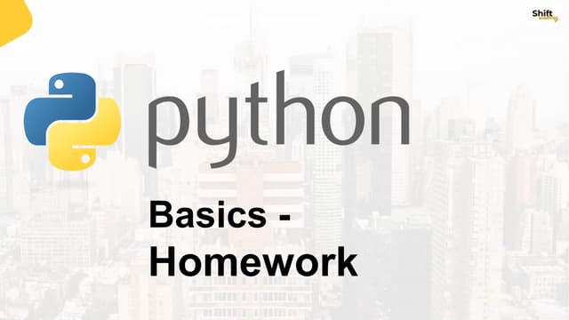 Homework Pythonpdf 0710