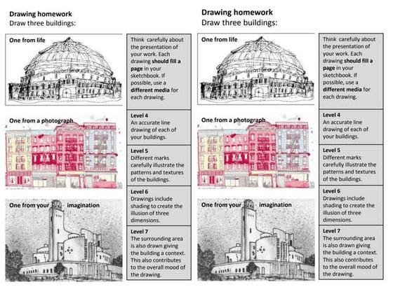 Objects Homework 3 stacked_drawing | PPTX