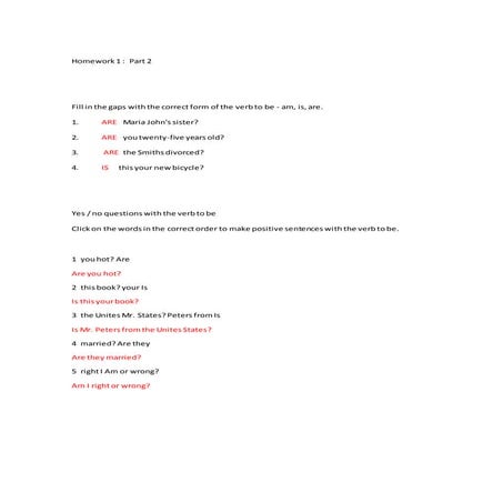 Homework 1 part 2 resuelto | PDF