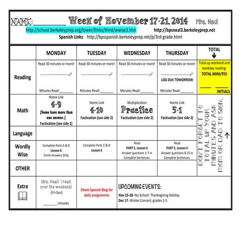 Homework Nov 17 | PPT