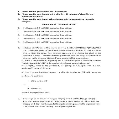 Algorithm Homework2 Pdf