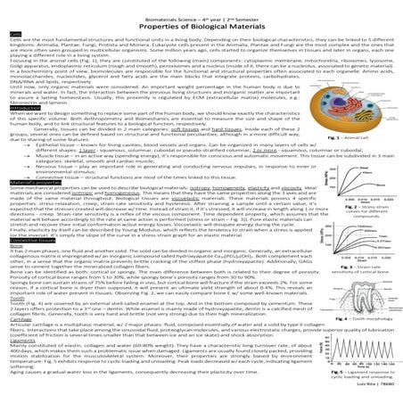 Properties of Biological Materials | PDF