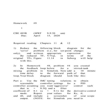 Homework#9 1CBE403B(MWF9-950am) | DOCX