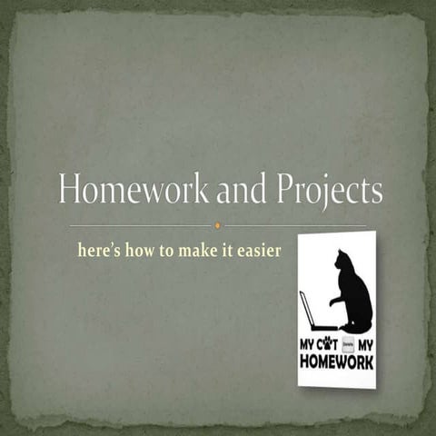 Homework and projects online.ppt