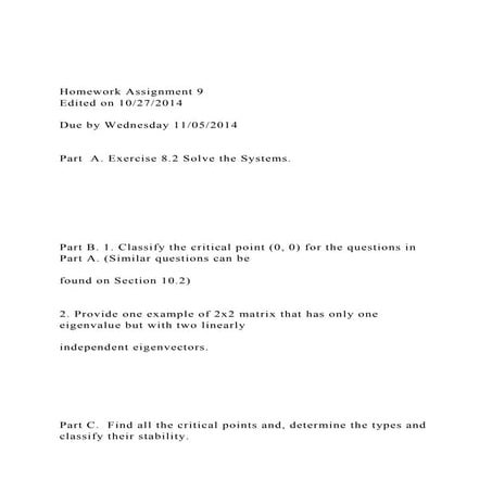 Homework Assignment 9 Edited on 10272014 Due by Wednes.docx