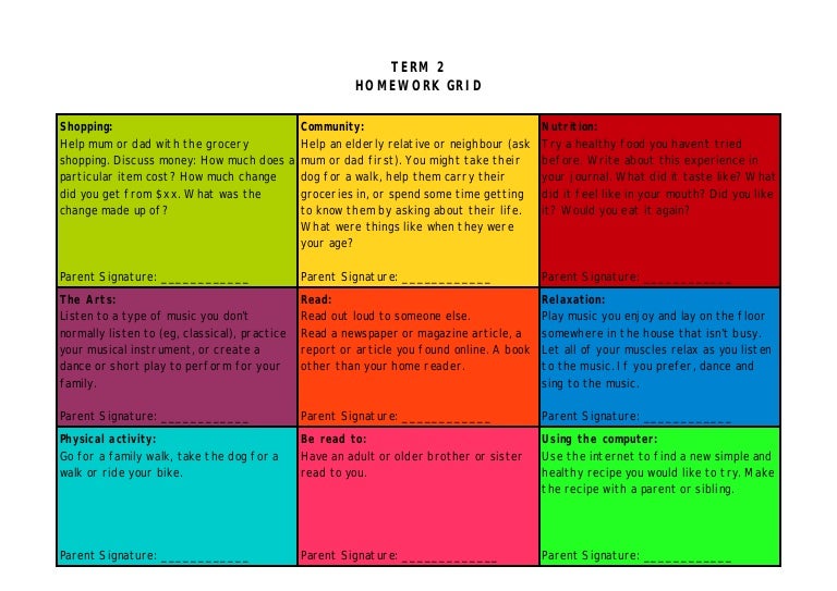 Homework grid (pdf)